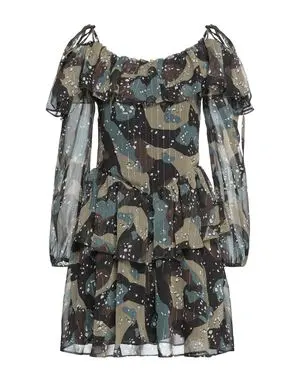 Guess Mini Dress With Camouflage Print