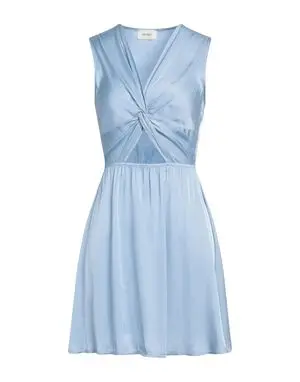 VICOLO Mini Trapeze Dress - Blue