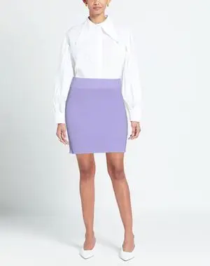 VICOLO Knitted Mini Skirt - Purple