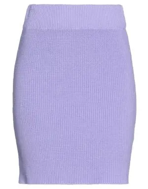 VICOLO Knitted Mini Skirt - Purple