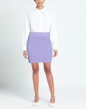 VICOLO Knitted Mini Skirt - Purple