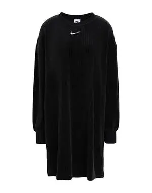 Nike Velour Long-sleeve Mini Dress - Black