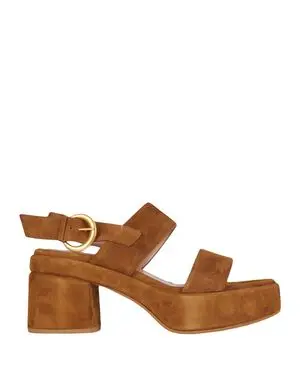BIANCA DI Ankle Strap Sandals - Brown