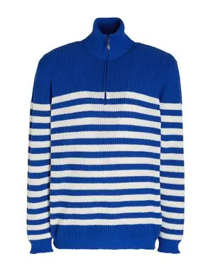 8 BY YOOX Half-zip Striped Jumper