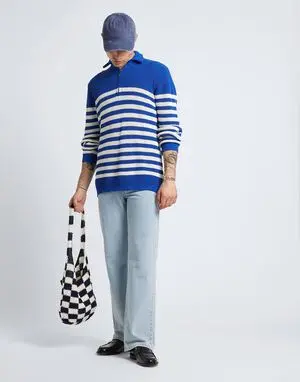 8 BY YOOX Half-zip Striped Jumper