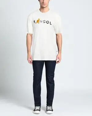 KANGOL T-shirt Size Cotton - Off White