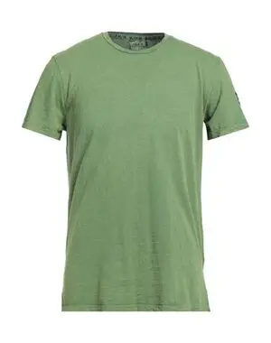 BERNA Man T-shirt Marigold Size S Cotton Green