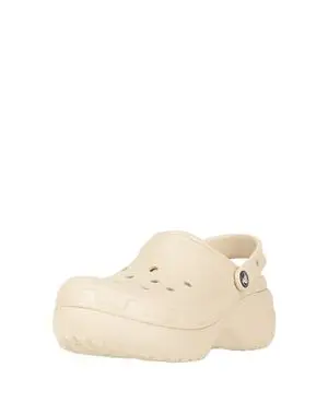 CROCS Eva Mules With Teddy Fleece Lining - White