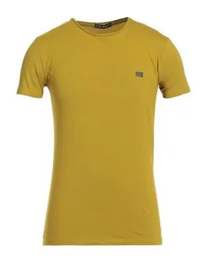 YES ZEE BY ESSENZA Man T-shirt Ivory Size Xl Cotton, Elastane Acid Green