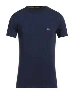 YES ZEE BY ESSENZA Man T-shirt Ivory Size Xl Cotton, Elastane Blue