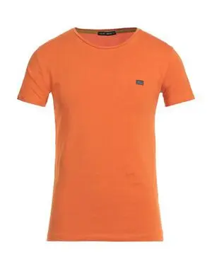 YES ZEE BY ESSENZA Man T-shirt Ivory Size Xl Cotton, Elastane Orange