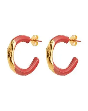 ALIGHIERI X YOOX Hoop Earrings - Red