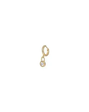 KURSHUNI Padlock Single Earring - Gold