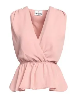 SHERRY BE Peplum Top - Pink
