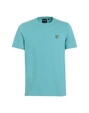 LYLE & SCOTT Man T-shirt Magenta Size M Cotton Blue