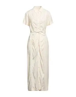 Patrizia Pepe Maxi Lyocell Shirt Dress - White