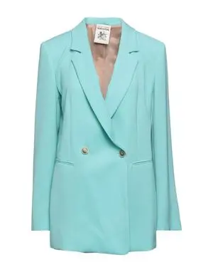 SEMICOUTURE Blazer In Triacetate And Polyester - Blue