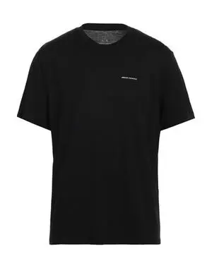 Armani Exchange Man T-shirt Light Grey Size Xs Cotton Black