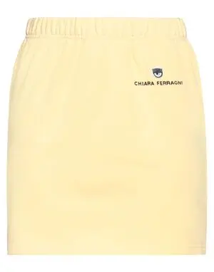 CHIARA FERRAGNI Mini Skirt - Yellow