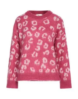 VICOLO Knitted Sweater - Fuchsia