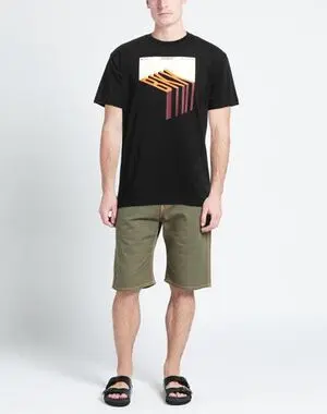 BIKKEMBERGS T-shirt Size Cotton, Elastane