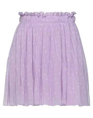 VANESSA SCOTT Mini Pleated Skirt - Purple