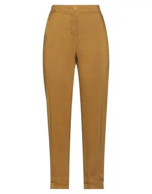 SOUVENIR Viscose-linen Tapered Trousers - Green