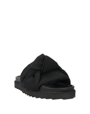 Inuikii Linen Slide Sandals - Black