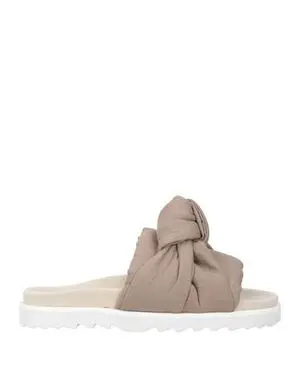 Inuikii Linen Slide Sandals - Grey