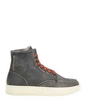 REPLAY Ankle Boots Charcoal Size Leather - Grey