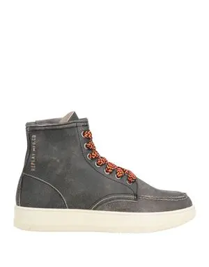 REPLAY Ankle Boots Charcoal Size Leather