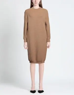 VICOLO Midi Dress - Beige