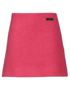 GANNI Mini Pencil Skirt - Red