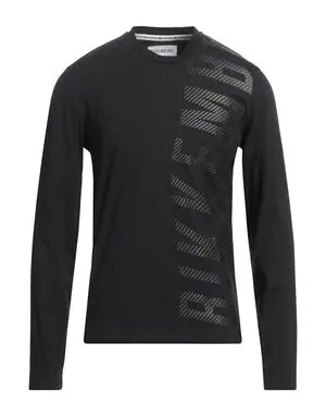 BIKKEMBERGS T-shirt Garnet Size Cotton, Elastane - Black