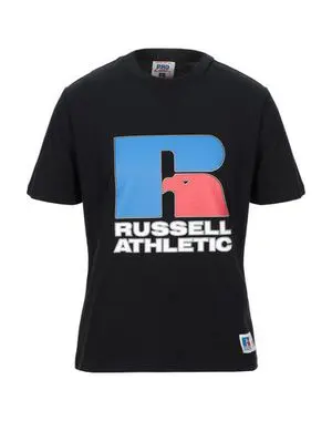 RUSSELL ATHLETIC T-shirt Size Cotton, Polyester - Black