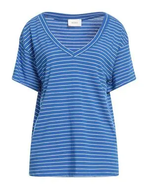 VICOLO Striped Jersey T-shirt - Blue