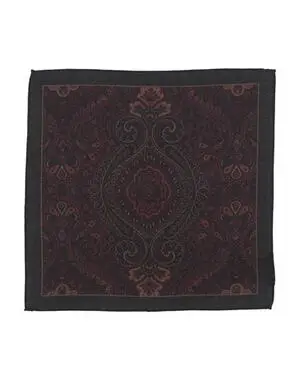 Zegna Man Scarf Charcoal Size - Wool Brown