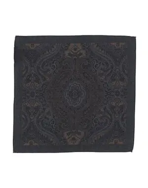 Zegna Scarf Charcoal Wool - Grey