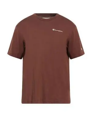 Champion Man T-shirt Midnight Blue Size M Organic Cotton Brown