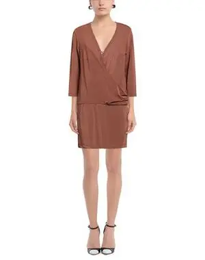 BIANCOGHIACCIO Bodycon Mini Dress - Brown