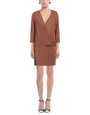 BIANCOGHIACCIO Bodycon Mini Dress - Brown