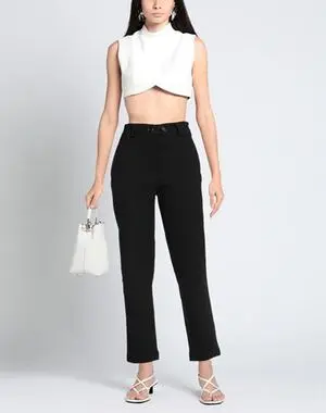 BRAND UNIQUE Straight Leg Pants - Black