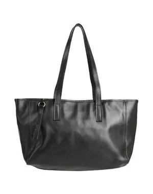 CORSIA Calfskin Leather Shoulder Bag Black