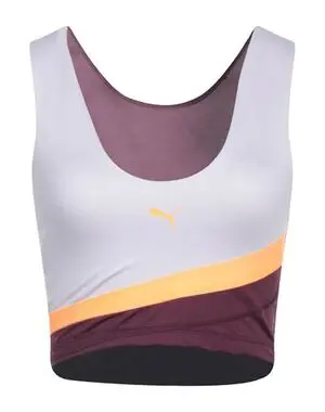 PUMA Cropped Jersey Top - Purple