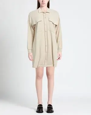 HAVEONE Mini Shirt Dress - Sand