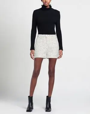 Maje Checked Tweed Shorts