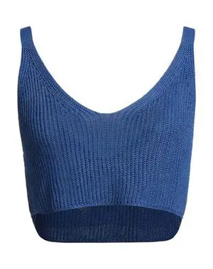 P.a.r.o.s.h Knitted Crop Top - Blue
