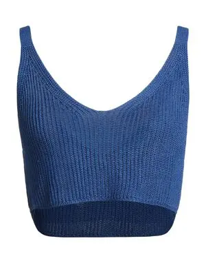 P.a.r.o.s.h Knitted Crop Top - Blue