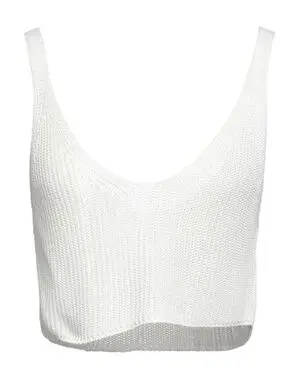 P.a.r.o.s.h P.A.R.O.S.H. Knitted Crop Top White