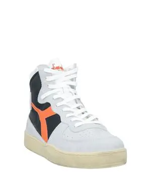 DIADORA High-top Sneakers In Leather And Textile Fibers